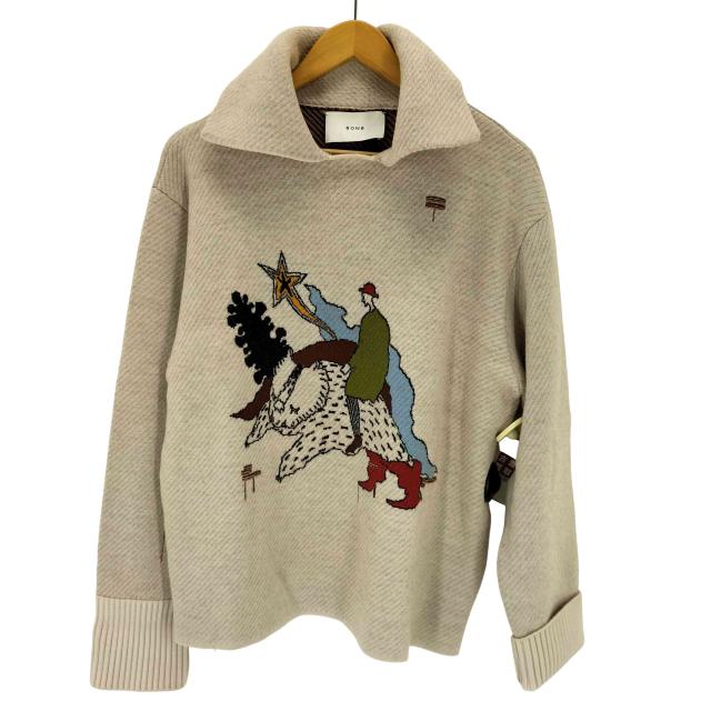 USED古着(ユーズドフルギ) {{8ON8}}デザインニットポロ メンズ import：M 【中古】【ブランド古着バズストア】