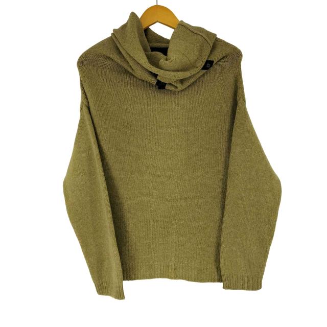 DRIES VAN NOTEN(ドリスヴァンノッテン) ハイネック ニット ギミック スナップ レディース  S【中古】【ブランド古着バズストア】