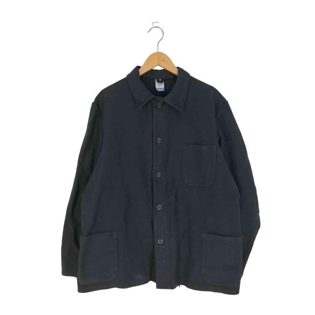 SANFOR(サンフォード) 70S Pioneer ブラック モールスキン カバーオール メンズ  56【中古】【ブランド古着バズストア】