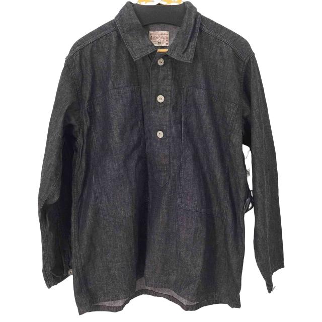 USED古着(ユーズドフルギ) {{BONCOURA}}US ARMY PULLOVER JACKET USアーミー デニムプルオーバージャケット メンズ  36【中古】【ブランド古着バズストア】