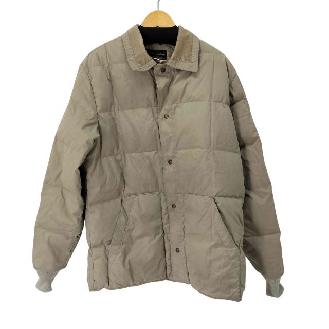 Eddie Bauer(エディーバウアー) 80s 黒タグ USA製 Snap-jac DOWN JACKET メンズ JPN：L 【中古】【ブランド古着バズストア】