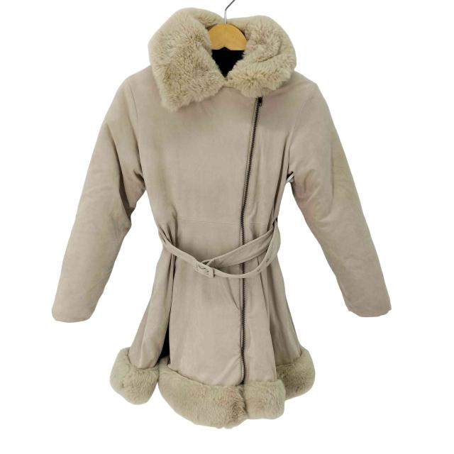 Darich(ダーリッチ) ファーボリュームフレアコート レディース  Free-L【中古】【ブランド古着バズストア】