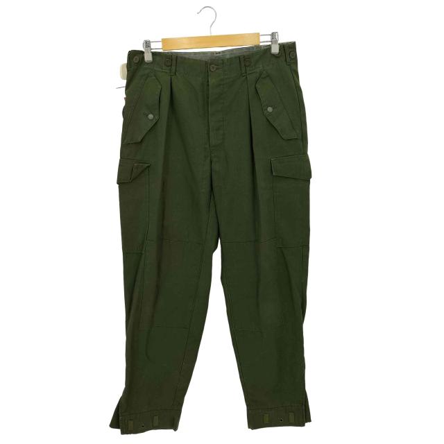 SWEDISH ARMY(スウィーディシュアーミー) スウェーデン軍 M-59 ボタンフライ フィールド カーゴ パンツ メンズ  C52【中古】【ブランド古着バズストア】