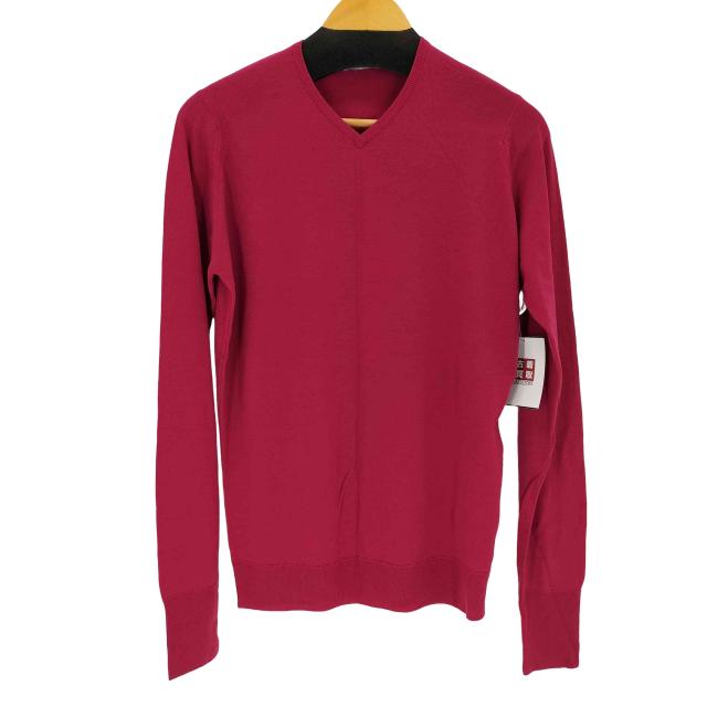 JOHN SMEDLEY(ジョンスメドレー) メリノウールクルーネックニット メンズ  S【中古】【ブランド古着バズストア】