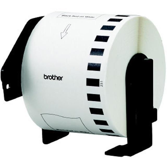 【新品】 【法人・個人事業主限定】【代金引換不可】 【日時指定不可】 ブラザー 感熱式ラベルテープ 長尺紙テープ DKテープ DK-2251 ホワイト 幅62mm 15.24ｍ巻 24巻セット Brother