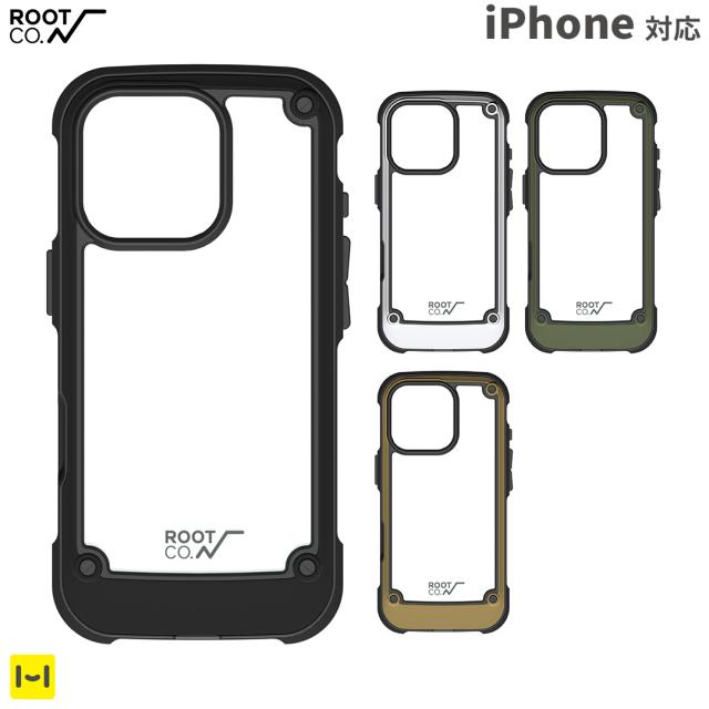 ROOT CO. iPhoneケース GRAVITY Shock Resist Tough & Basic Case. iPhone16 16Pro 16e 【 スマホケース クリア 透明 耐 ...