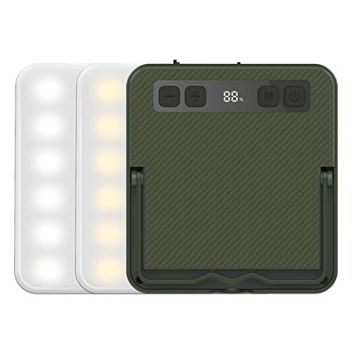 Superway LEDランタン 充電式 昼白色 昼光色 電球色 赤色点灯 SOS 光色/輝度記憶 数字型電気量 輝度表示 三脚接続可能 13400mAh 100調光モード アウトドア 防災 強力磁石内蔵 【1200ルーメン/連続点灯1500時間/P