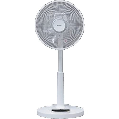 アイリスオーヤマ 扇風機 7枚羽 ソフト気流 首振り 風量4段階 静音 DCモーター タイマー付 リモコン付 換気 リビング扇 ホワイト LFD-306L