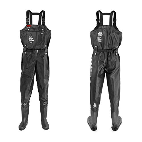 [DRESS]チェストハイウェーダー AIRBORNE【ラジアルソール】【S~2XL】【ブラック/ステルスグレー/ブラウン】【ナイロン/ネオプレン】 釣り 胴長 長靴 ブーツ 防水 海釣り 渓流 ウェーディング フローティング 多機能