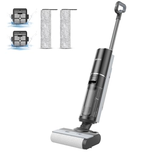 水拭き×乾拭き×吸引 Yadea Shine Pro 8 水拭き掃除機 スティッククリーナー 強力吸引 コードレス 水も吸える 乾湿両用 電動モップ 床掃除 自走式 電解水 高速回転 静音 軽量 除菌 家電 年末年始 長時間稼働 12ヶ月