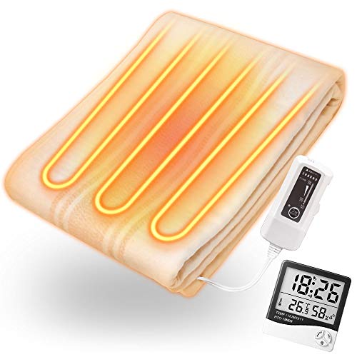 電磁波99%カット 綿100％ オーガニックコットン使用 洗える 電気毛布 掛敷両用タイプ ダニ対策機能 タイマー付 正規品 ZB-OC102 130×188cm