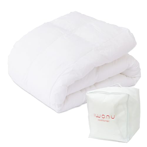 IWONU 掛け布団 (1.シングル, 1.デュエット（肌掛け＋合掛け）) オールシーズン 洗濯乾燥機 OK かけ布団 抗菌防臭 ほこり出にくい