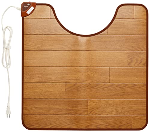 椙山紡織 日本製 ホットトイレマット ダークブラウン