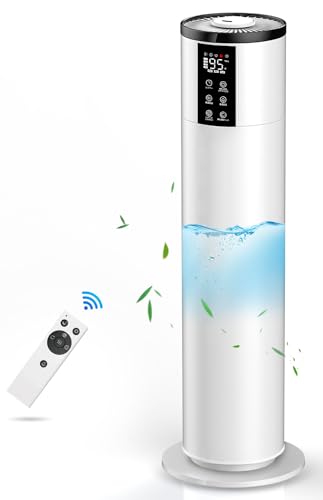 加湿器 大容量 13L家庭/業務用・2024新登場・アロマ対応加湿 器 タワー型 加湿力350mL/h 4段階ミスト調節 業務用加湿器 上から給水 静音 省エネ72H連続加湿 超音波加湿器 切タイマー リモコン付き 水位確認可能 お手入れ