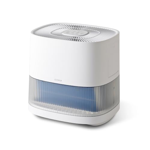 シロカ 気化式加湿器 SD-E151 [気化式/加湿器/給水トレー4.7L/選べる2つの給水方法/抗菌仕様/Ag+抗菌イオンユニット搭載/連続加湿モード4段階/切タイマー機能付き/静音/乾燥対策 オールシーズン活躍/リビング/寝室]