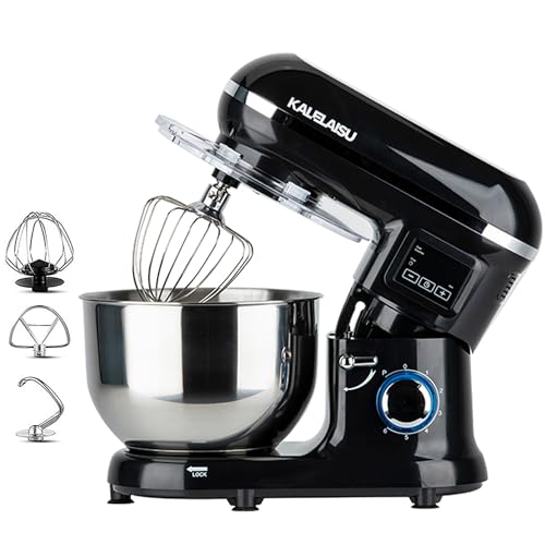 スタンドミキサー 5.5L大容量 99分タイマー機能 三種類アタッチメント 七段階スピード調節 低騒音 一台三役 「練る」「混ぜる」「泡立てる」 家庭用 業務用 1200Wハイパワーモーター 卓上型ミキサー 業務用ミキサー キッチンエイド
