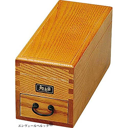 削りたての風味豊かな鰹節を味わう 鰹節削り箱 10×25×高さ11cm ケヤキ風 日本製 削りたての幸せをご家庭でお楽しみ頂けます 昔懐かしい エンヴェールヘルック(R)