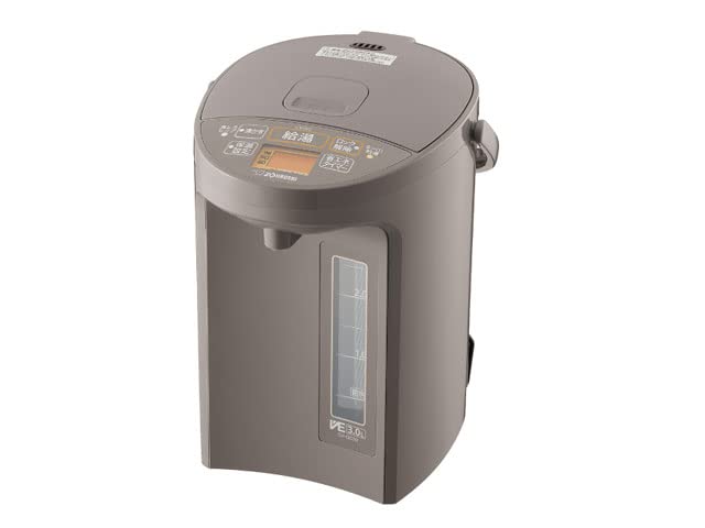 象印マホービン 電気ポット 2.2L 優湯生 省エネ 5段階温度設定 ライトブラウン CV-GC22-TL