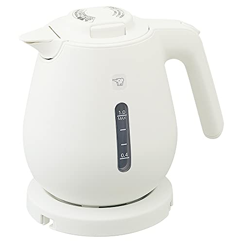 象印マホービン(ZOJIRUSHI)旧モデル/在庫限り象印 電気ケトル 1.0L コンパクト カップ1杯約60秒 安全設計 清潔 ほこりブロック ハイパワー1300W ホワイト CK-DA10-WA