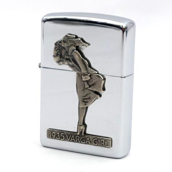 Zippo / ジッポ ◆オイルライター/1935VARGA GIRL/1993年製/シルバー メンズファッション【喫煙具/煙草/タバコ】 【中古】