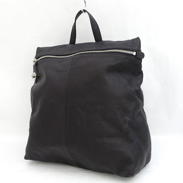Kawa-Kawa　/　カワカワ ◆2WAYリュック/ディパック/レザー/ブラック/サイズM 【バッグ/バック/BAG/鞄/カバン】 【中古】