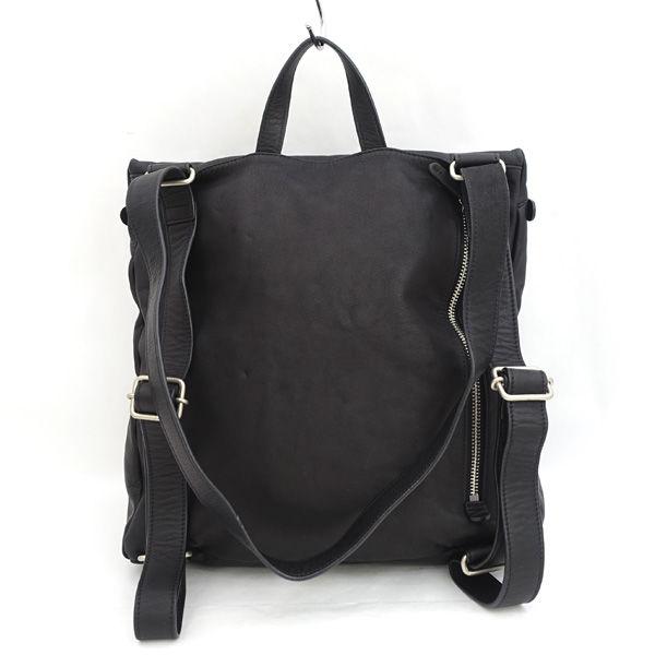 Kawa-Kawa / カワカワ ◇2WAYリュック/ディパック/レザー/ブラック