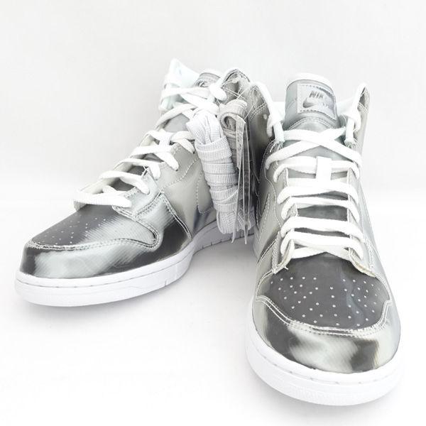 NIKE×CLOT ◆ダンク ハイ/クロット/シルバー/27.5ｃｍ/凝結集團/タグ付き DH4444-900 メンズファッション【メンズ】 【中古】