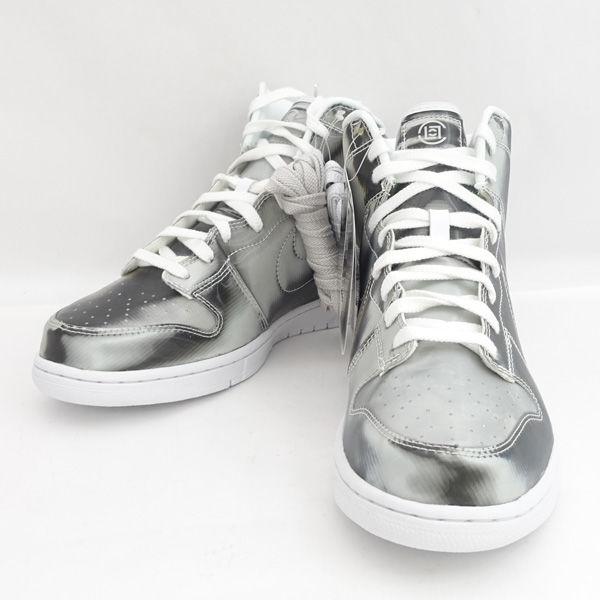 NIKE×CLOT ◆ダンク ハイ/クロット/シルバー/27.5ｃｍ/凝結集團/タグ付き DH4444-900 メンズファッション【メンズ】 【中古】