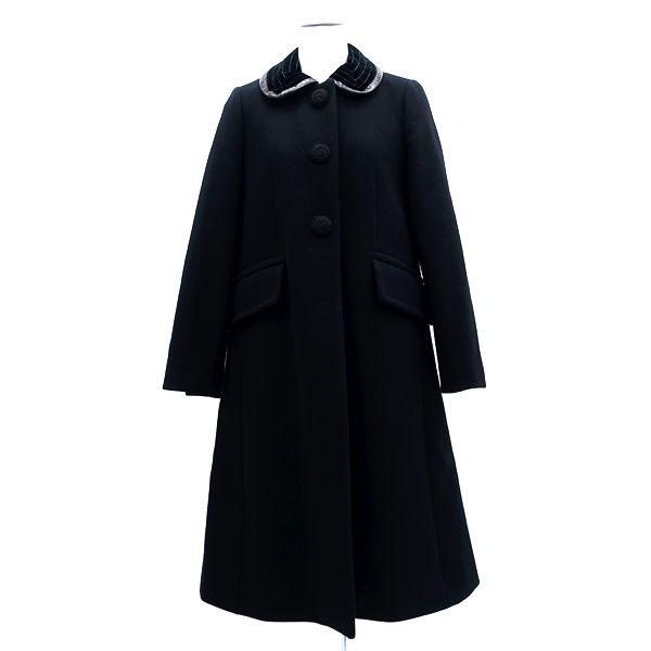 MARC JACOBS / マークジェイコブス ◆ステンカラーコート/ブラック/タグ付き/サイズ0 レディースファッション 【中古】