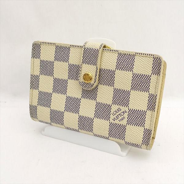 LOUIS VUITTON / ルイヴィトン ◆ポルトフォイユ ヴィエノワ がま口 財布 ダミエ アズール N61676 【財布/ウォレット】 【中古】