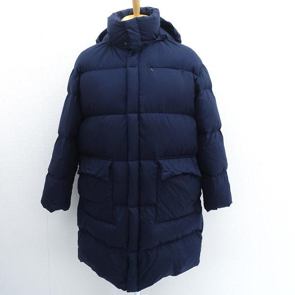 DESCENTE /　デサント ◆フーデッドダウンコート/ネイビー/サイズM DLMMJC39 メンズファッション 【中古】
