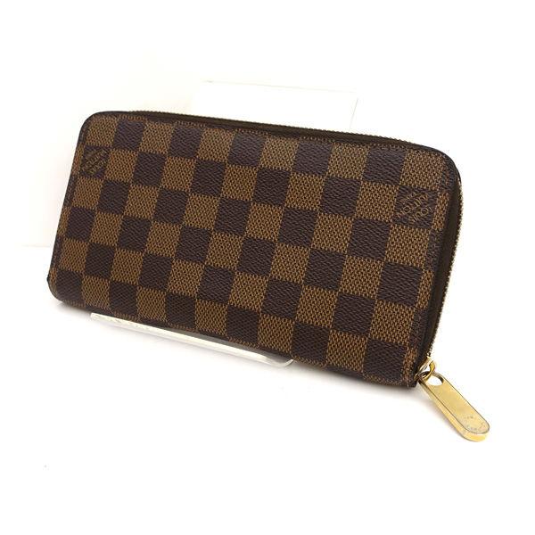 LOUIS VUITTON / ルイヴィトン ◆ジッピーウォレット ラウンドファスナー長財布 ダミエ  N60015【財布/ウォレット】【中古】