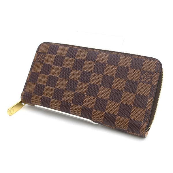LOUIS VUITTON / ルイヴィトン ◆ジッピーウォレット 長財布 ダミエ ローズバレリーヌ N60046 ウォレット【中古】