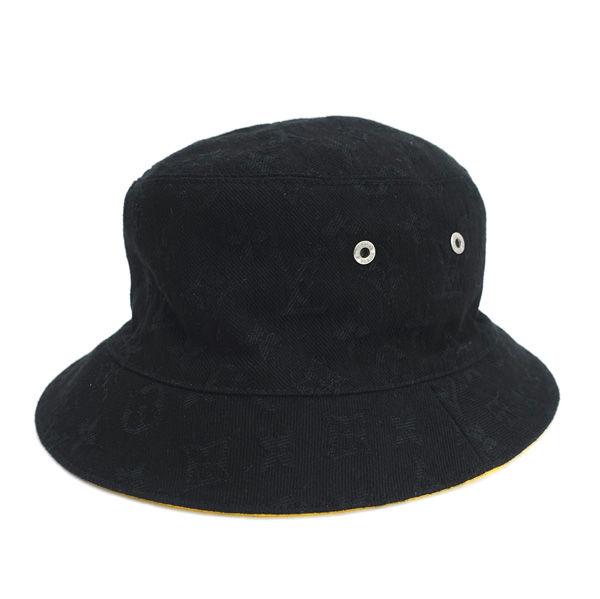 LOUIS VUITTON / ルイヴィトン ◆シャポー モノグラムデニム リバーシブル ハット 帽子 バケットハット M76209【中古】