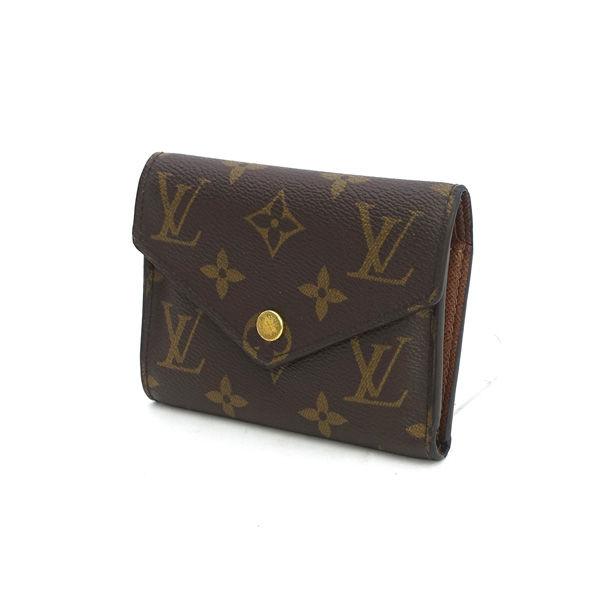 LOUIS VUITTON / ルイヴィトン ◆ポルトフォイユ・ヴィクトリーヌ コンパクト財布 モノグラム M62472【ウォレット】【中古】