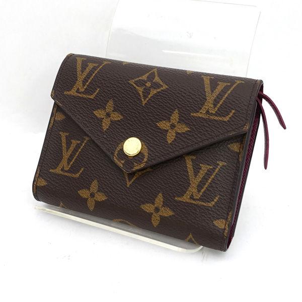 LOUIS VUITTON / ルイヴィトン ◆ポルトフォイユ･ヴィクトリーヌ モノグラム 三つ折り財布 M41938 ブランド【財布/】