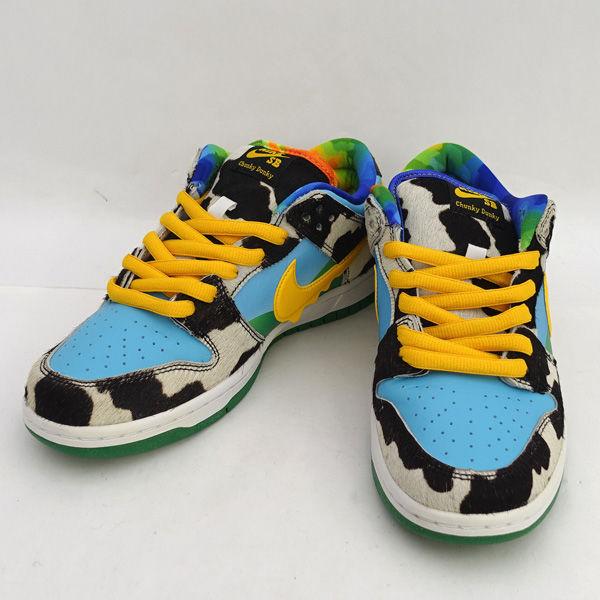 NIKE × Ben & Jerry’s ◆SB ダンク ロー/ベン&ジェリーズ/チャンキーダンキー/25.5cm CU3244-100 メンズファッション【中古】