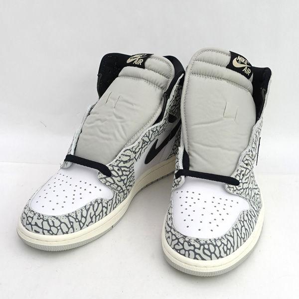 NIKE / ナイキ ◆エアジョーダン 1 レトロ ハイ OG/エレファント/27.5ｃｍ DZ5485-052 メンズファッション【メンズ】 【中古】