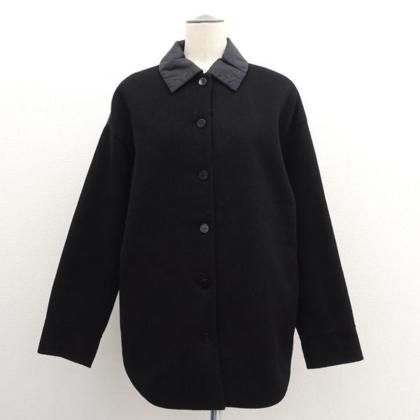 theory / セオリー ◆中綿ジャケット/ステンカラー/カシミヤ混/ブラック/サイズS 2409601-050-902 レディース　【中古】