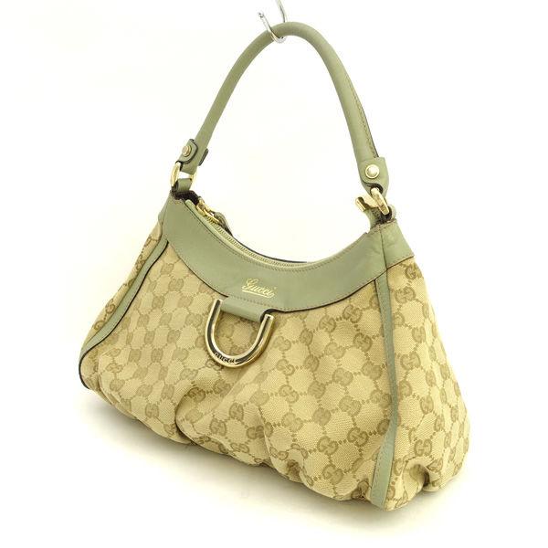 GUCCI / グッチ ◆GGキャンバス アビー ハンドバッグ ワンショルダーバッグ 190525 493075 ブランド【バッグ/バック】 【中古】