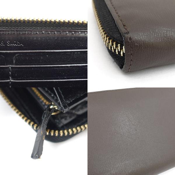 Paul Smith / ポールスミス □ラウンドファスナー 長財布 レザー