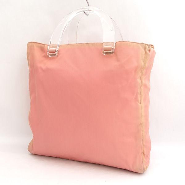 PRADA / プラダ ■ハンドバッグ トートバッグ エスート ピンク ナイロン  ブランド【バッグ/バック/BAG/鞄/カバン】 【中古】