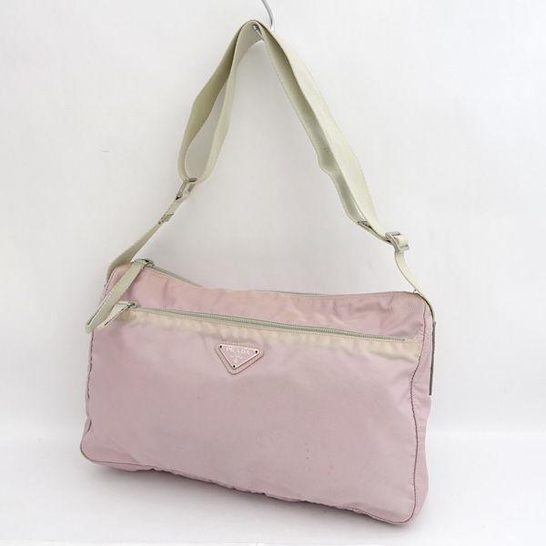 PRADA / プラダ ■ショルダーバッグ ナイロン ピンク ブランド【バッグ/バック/BAG/鞄/カバン】 【中古】
