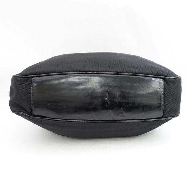 GUCCI / グッチ □バンブー ショルダーバッグ ナイロン ブラック