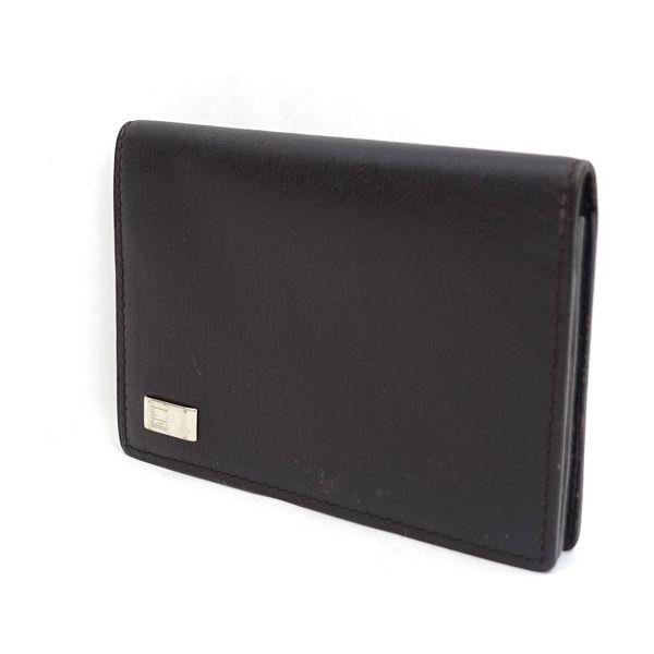DUNHILL / ダンヒル ■名刺ケース レザー ブラック  ブランド【カード/パス/定期/Suica/スイカ/ICOCA/イコカ/保険証】 【中古】