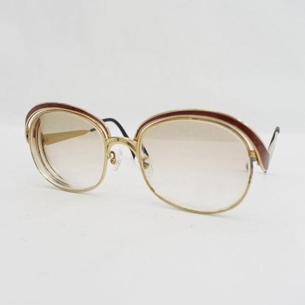 Christian Dior / クリスチャンディオール ■ヴィンテージ 度入りメガネ エンジゴールド オーストリア製 【メガネ】 【中古】