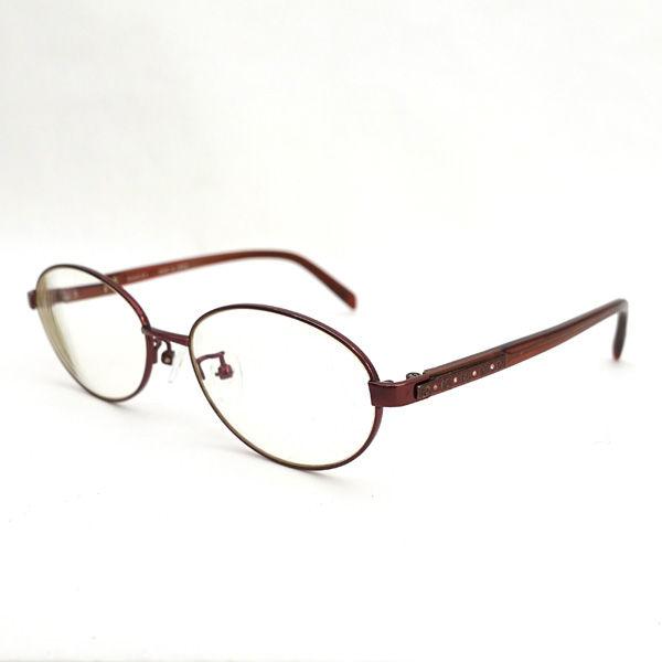 GUCCI / グッチ ■GGメガネ 度付き チタン ブラウン系 GG85035 ブランド【サングラス/メガネ/眼鏡】 【中古】