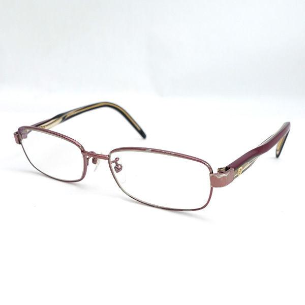 GUCCI / グッチ ■GG 度入り眼鏡 ツイスト パープル　ゴールド 0DV 05A8 ブランド【サングラス/メガネ/眼鏡】 【中古】