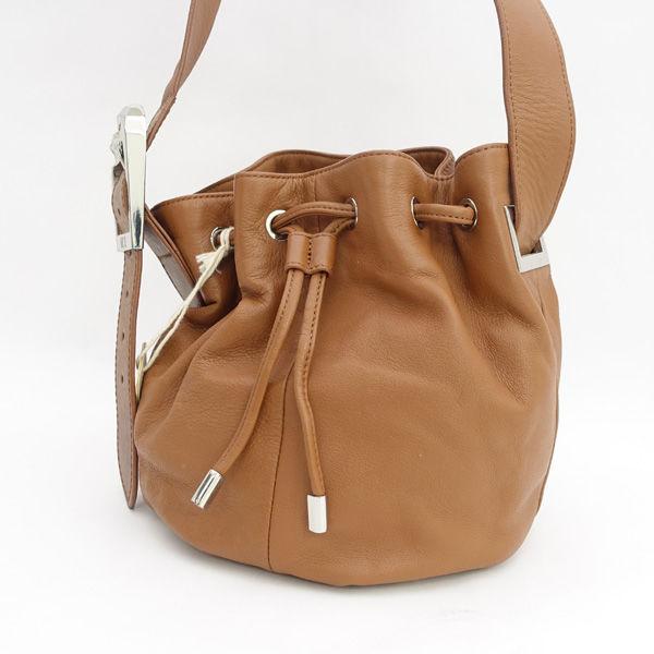 DIESEL / ディーゼル ■レザー　ショルダーバッグ　ブラウン　タグ付き X02523 ブランド【バッグ/バック/BAG】 【中古】