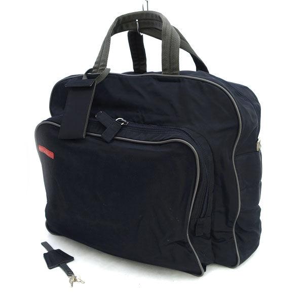 PRADA / プラダ ■バッグ　スポーツ　ボストン　ブラック　ナイロン　 V370 ブランド【バッグ/バック/BAG/鞄/カバン】 【中古】
